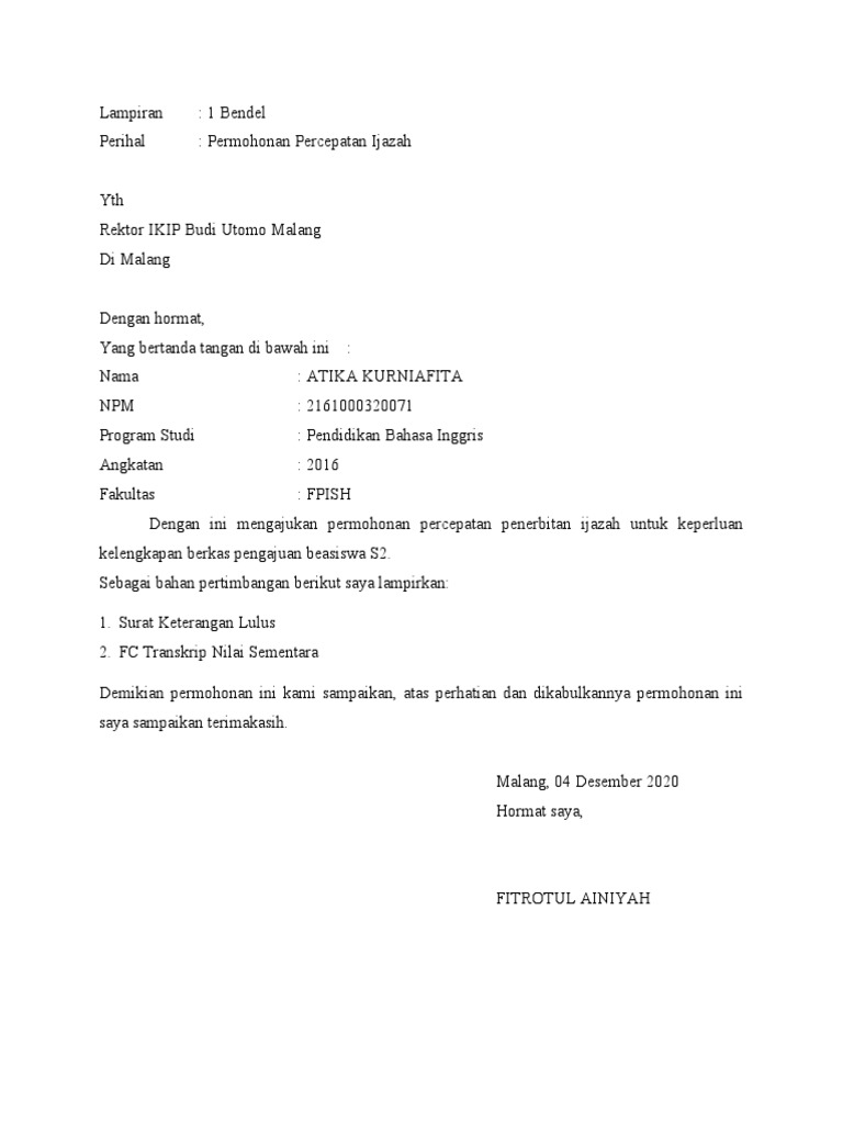 Permohonan Percepatan Ijazah | PDF | Ilmu Sosial