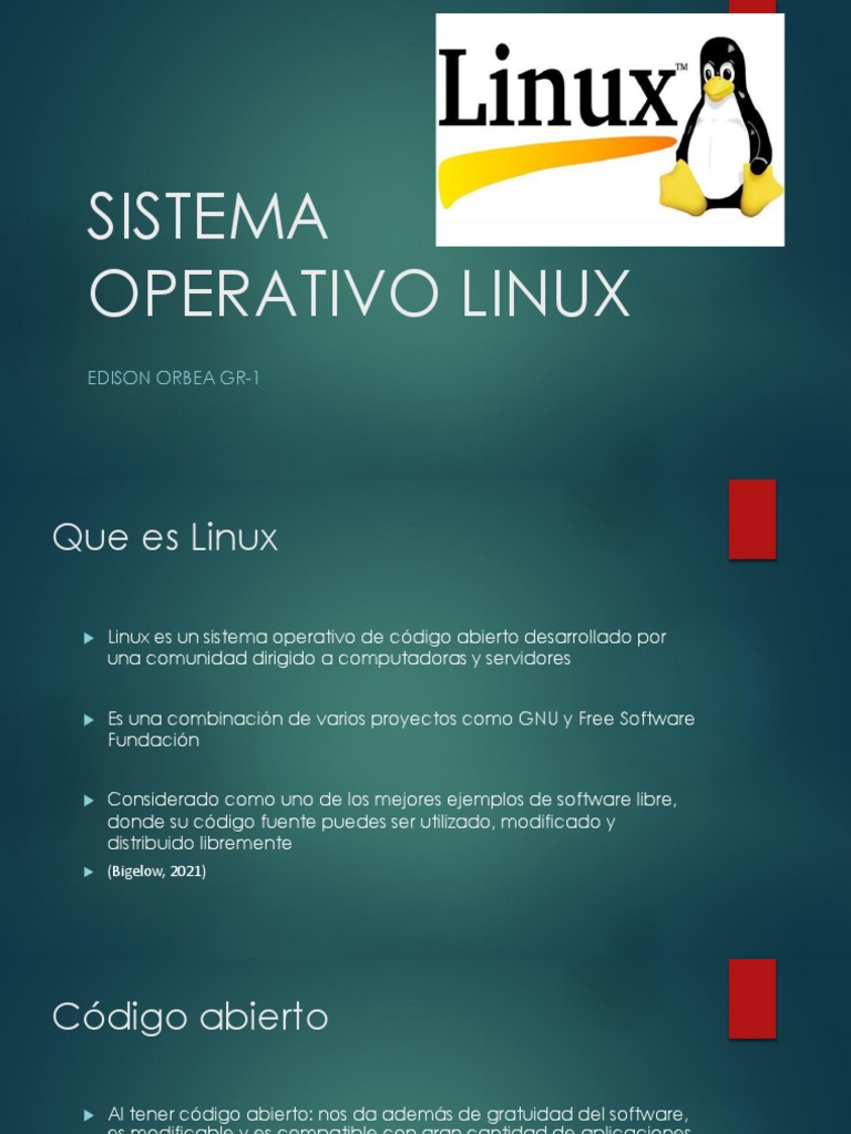 Sistema Operativo Linux | PDF | Software libre | Ingeniería Informática