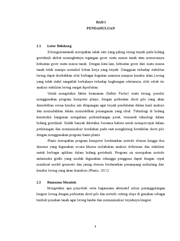 Contoh Isi Proposal | PDF