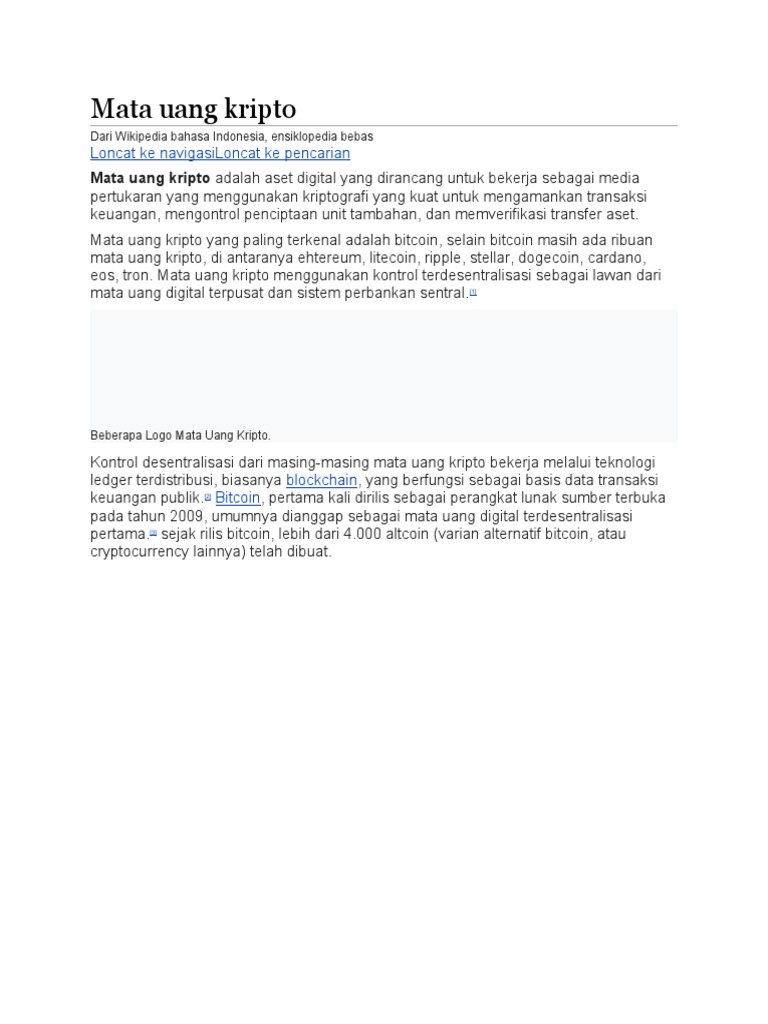 Mata Uang Kripto | PDF