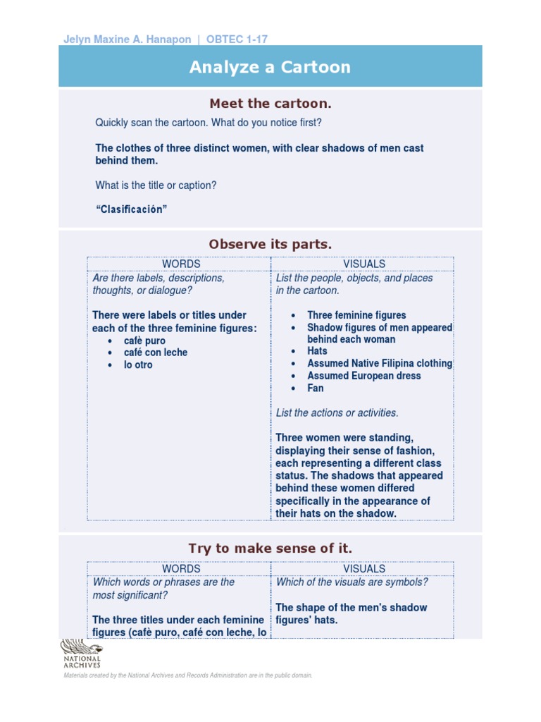 Cartoon Analysis | PDF | Science | Science And Technology