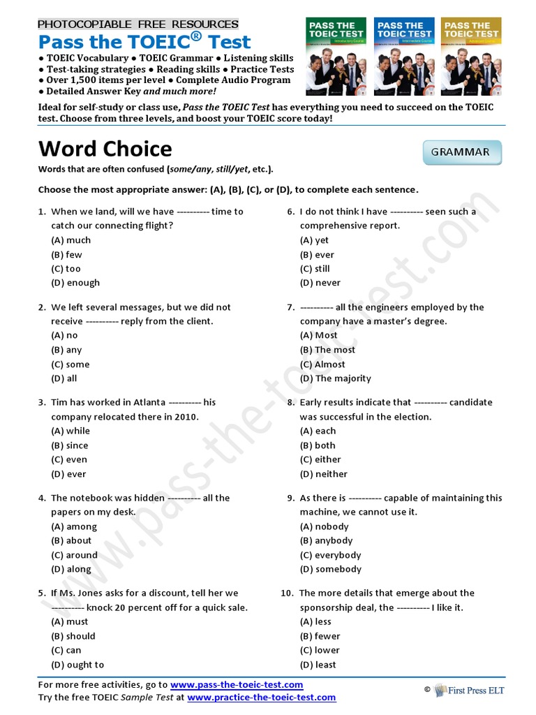 Word Choice | PDF | Communication | Cognition