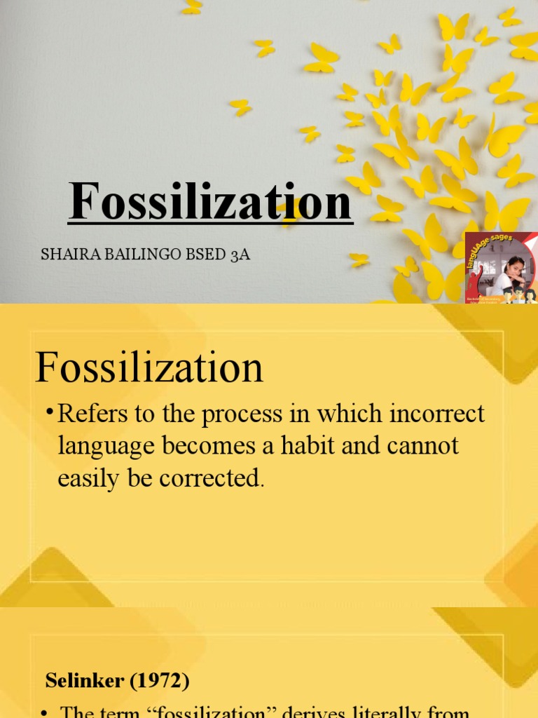 Understanding Language Fossilization | PDF | Second Language ...