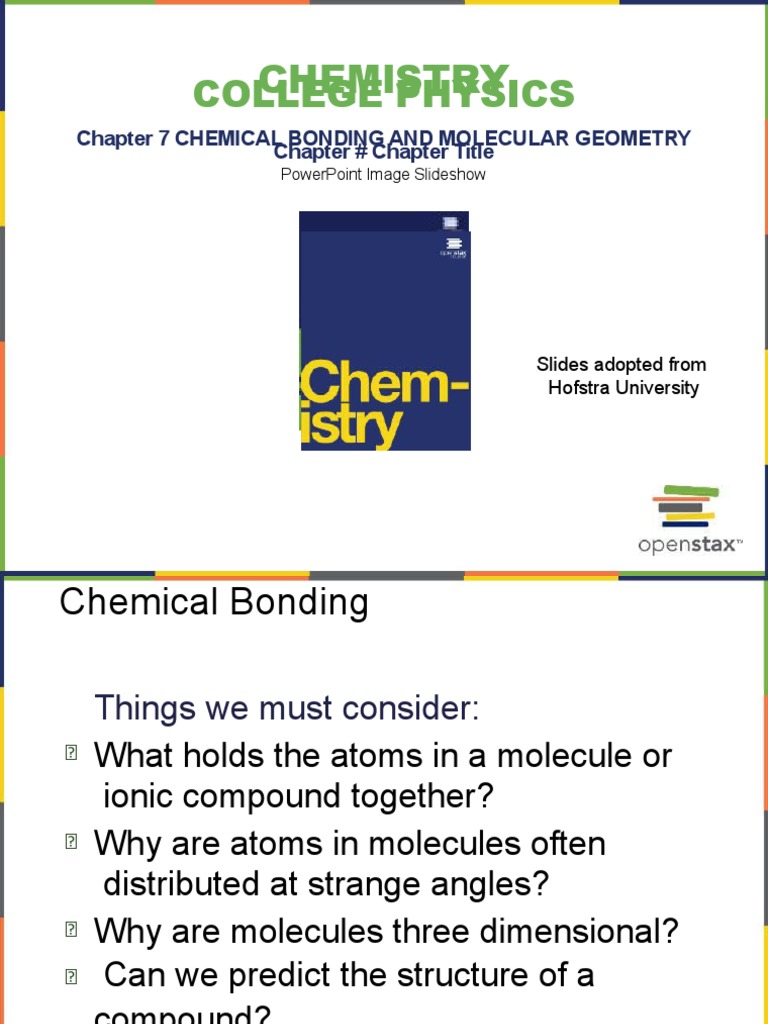 Chemical Bonding and Molecular Geometry | PDF | Chemical Polarity ...