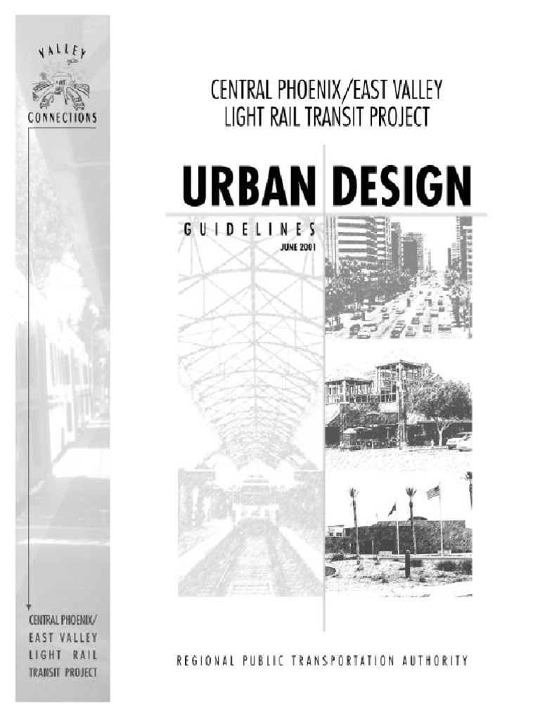 Urban Design Guidelines - Valley Metro | PDF | Phoenix | Light Rail