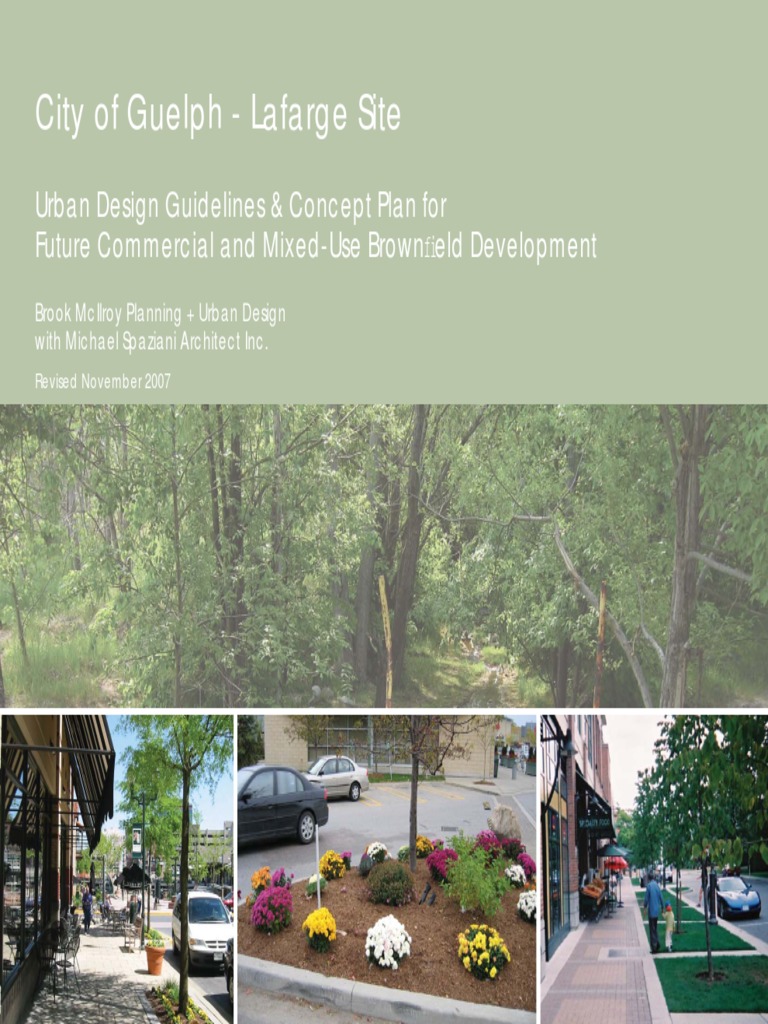 Urban Design Guidelines - City of Guelph | PDF | Sidewalk | Street