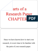 Parts of A Research Paper Chapter 2 | PDF | Methodology | Qualitative ...