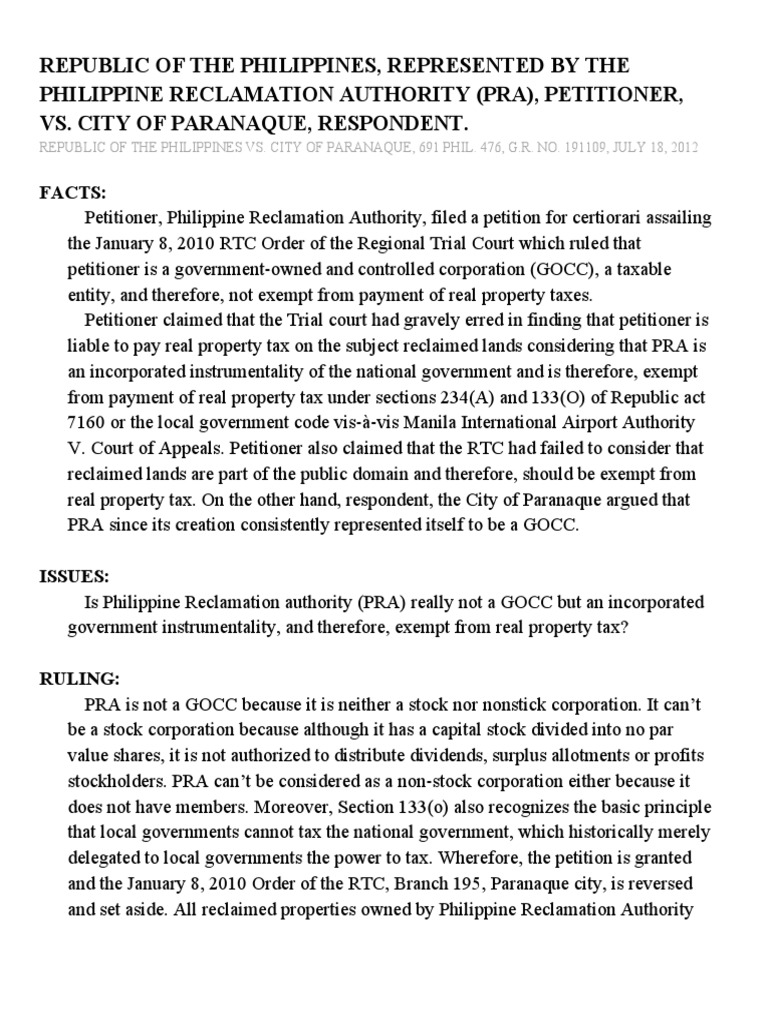 Law Case Digest G.R. No. 191109 | PDF | Corporations | Dividend