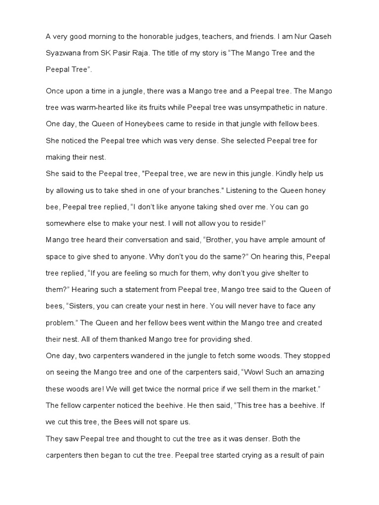 The Mango Tree | Download Free PDF | Beehive | Honey Bee