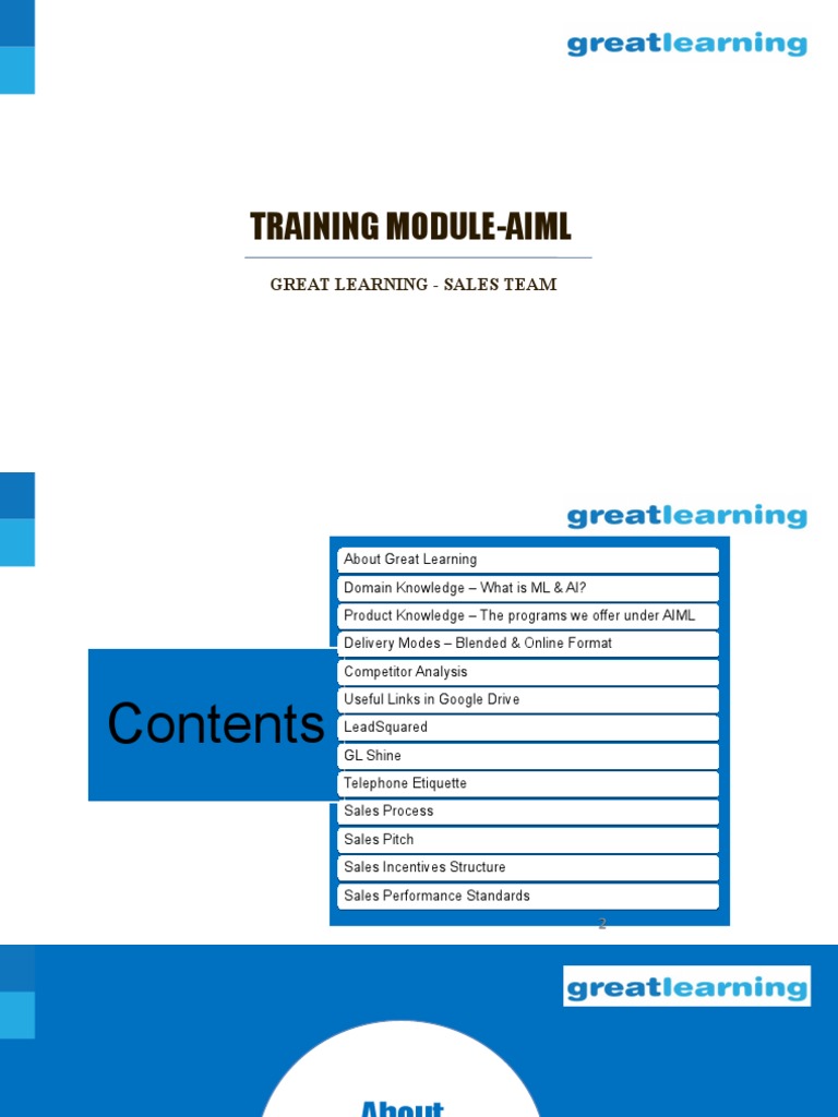 Great Learning PGP in AIML Overview | PDF | Artificial Intelligence ...