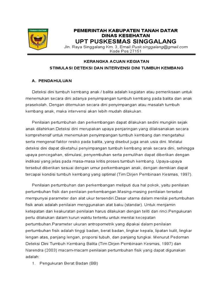 Kak DDTK Ok | PDF | Kesehatan Holistik