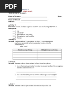 Math Grade 3 Activity Sheets Q1 Week 4 | PDF