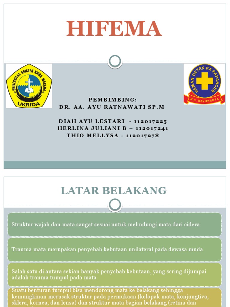 Grading dan Penanganan Hifema Mata | PDF | Sains & Matematika