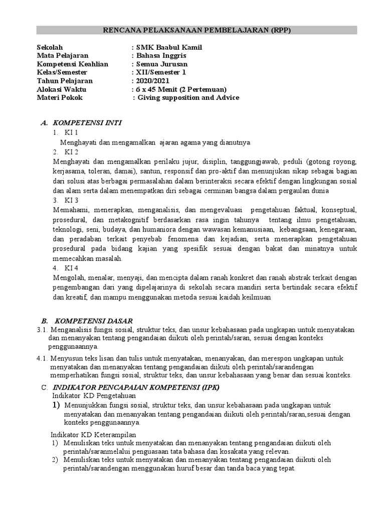 Giving Advice | PDF | Karier & Perkembangan | Seni & Disiplin Bahasa