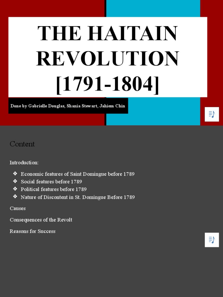 The Haitian Revolution of 1791-1804 | PDF | Mulatto | Slavery