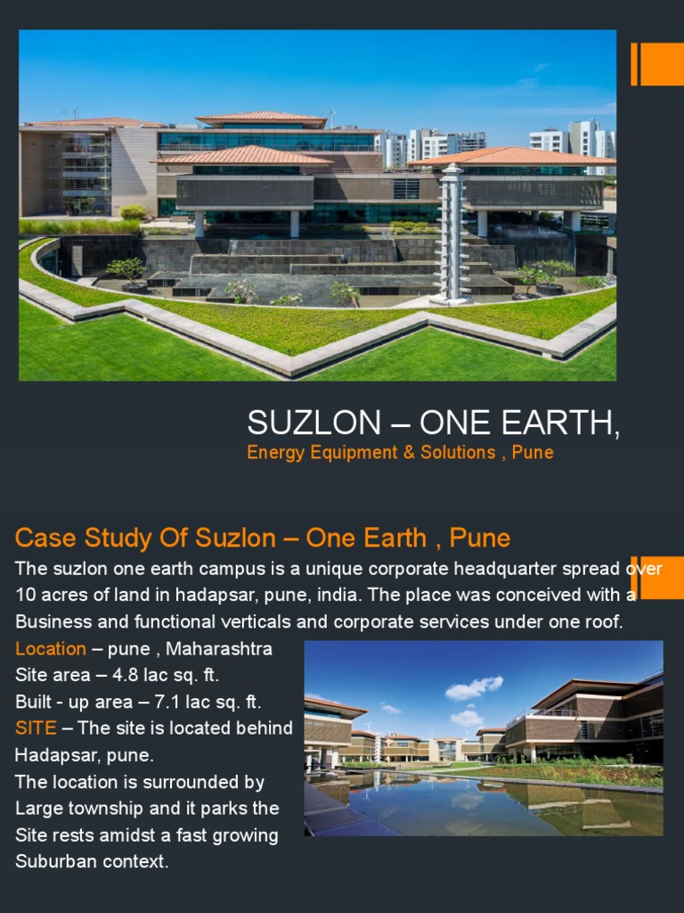SUZLON - ONE EARTH, Case Study | PDF