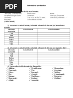 Predicatul Nominal, Fisa de Lucru | PDF