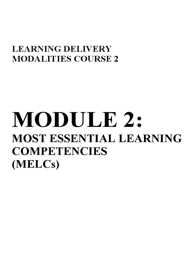 Module-2-Learning Action Cell | PDF | Competence (Human Resources ...