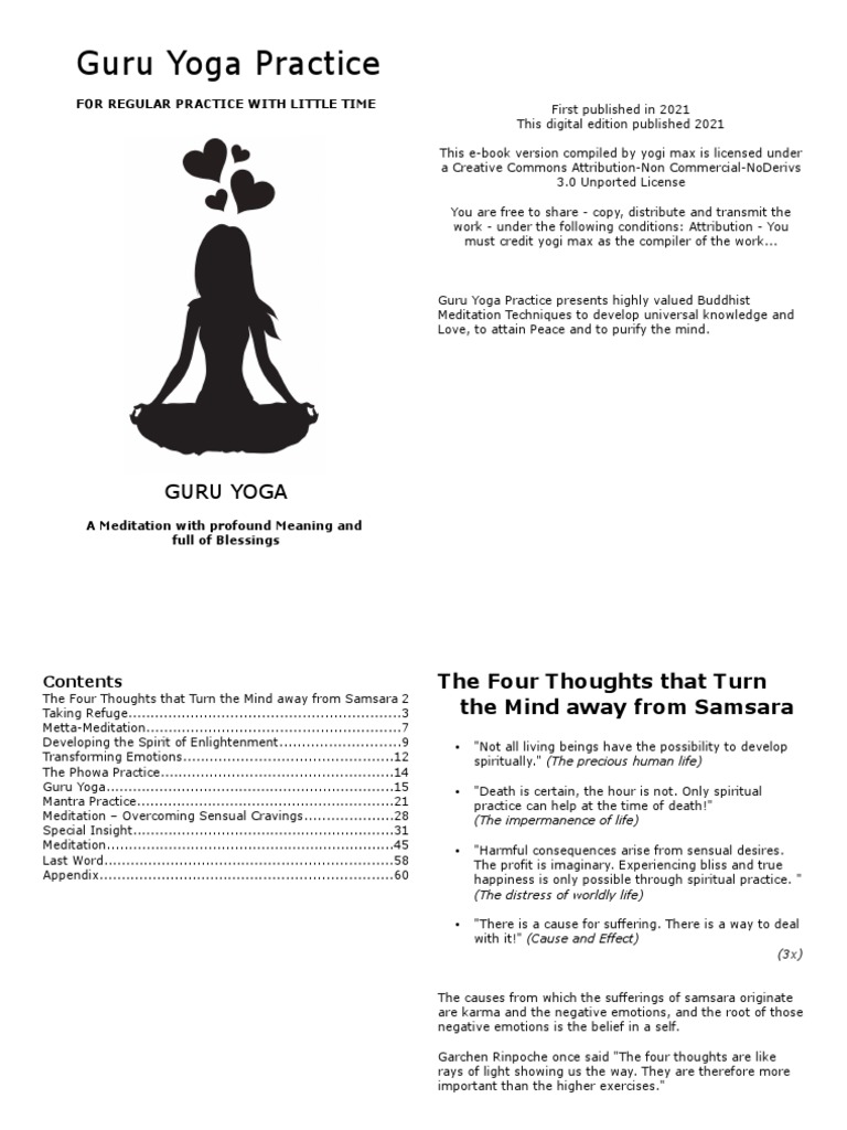 Guru Yoga Practice | PDF | Mantra | Tibetan Buddhism