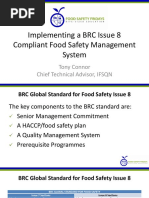 BRC Issue 6 Audit Checklist | PDF | Hazard Analysis And Critical ...