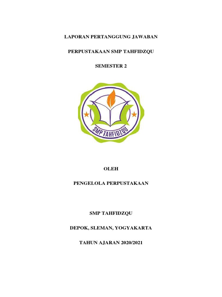 LPJ Perpus 2020-2021 Semester 2 | PDF | Karier & Perkembangan