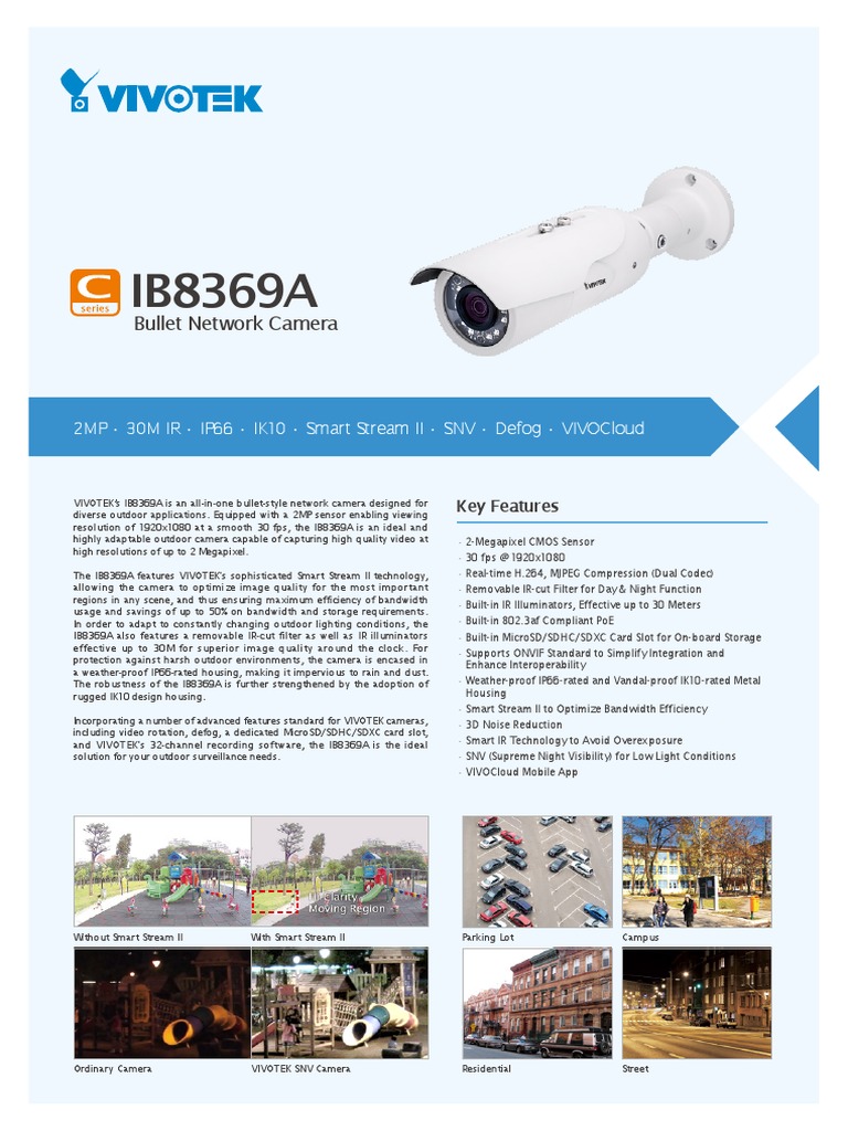 VIVOTEK-Outdoor Camera | PDF | Camera | Video