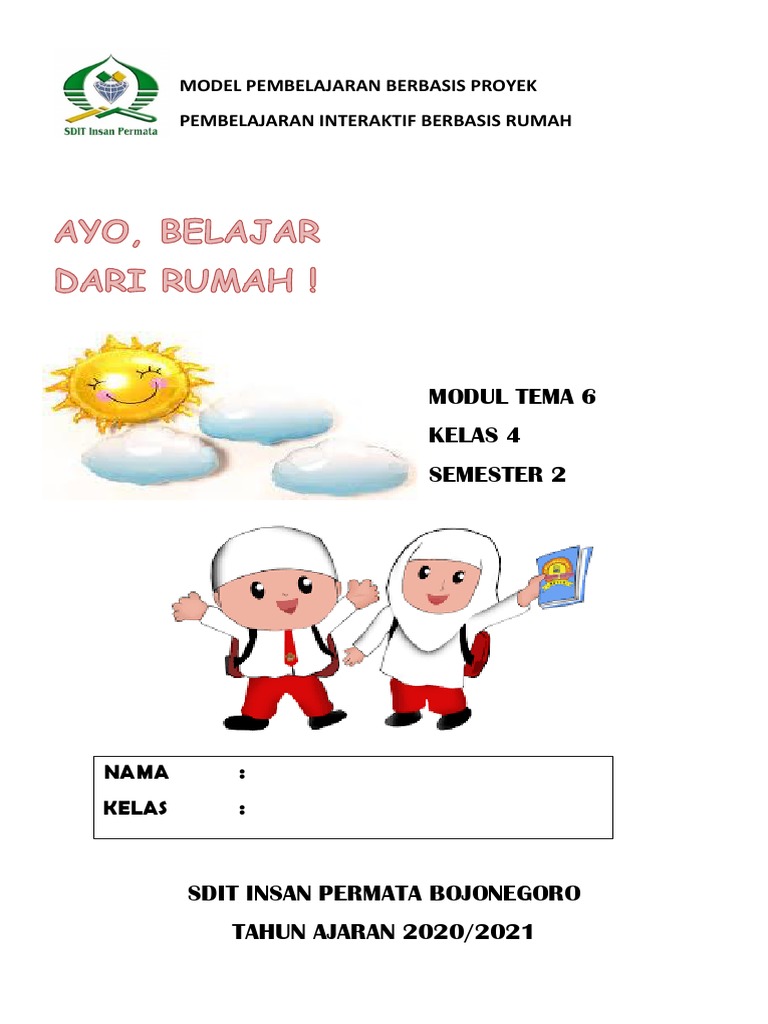 Modul Tema 6 Kelas 4 | PDF | Kajian Bahasa Asing