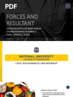 Mech 1 Module 2 Unit 4 (Resultant of Non-Concurrent Forces) | PDF | Force