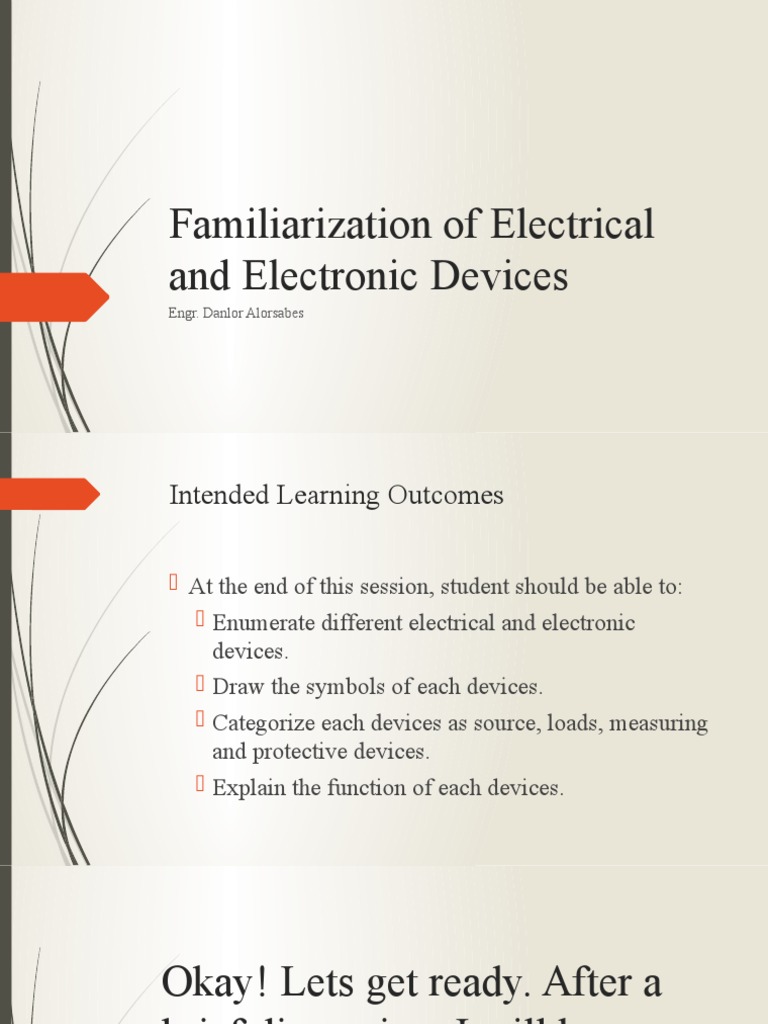 Familiarization with Electrical Symbols | PDF | Direct Current ...
