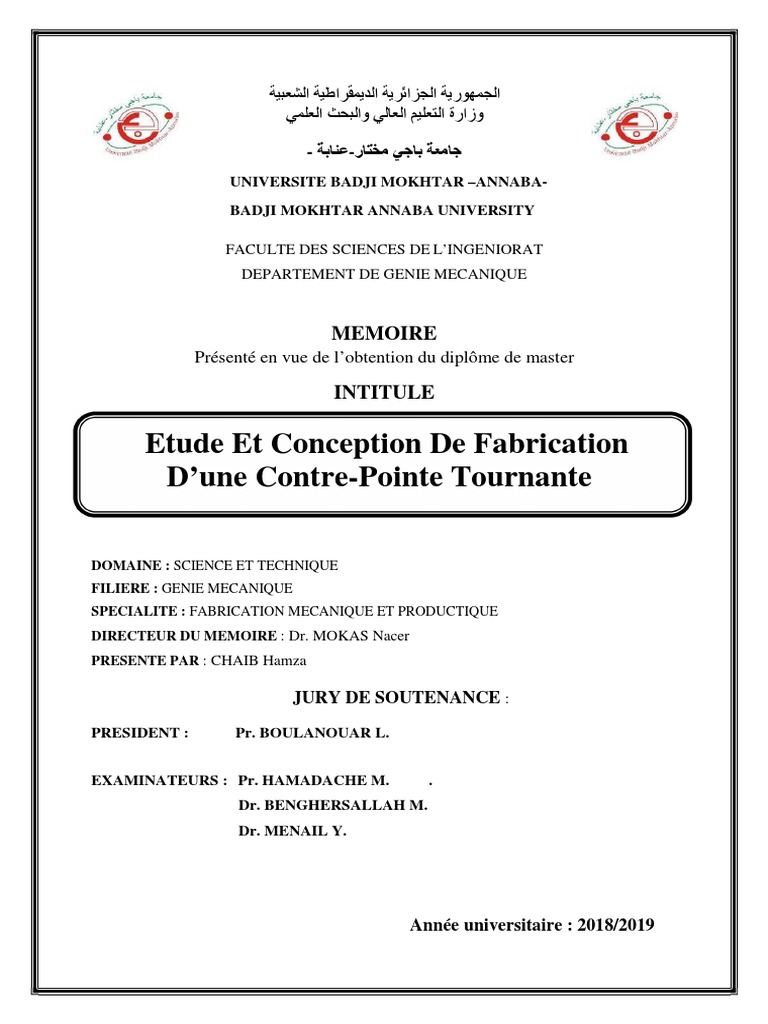 CHAIB Hamza Rapport Rectification | PDF | Usinage | Rectification ...