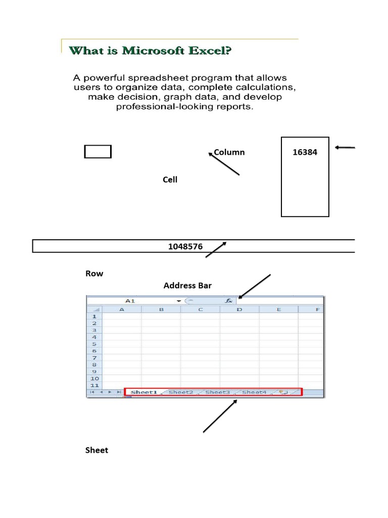 Understand Excel Fundamentals | PDF | Array Data Structure | Microsoft ...