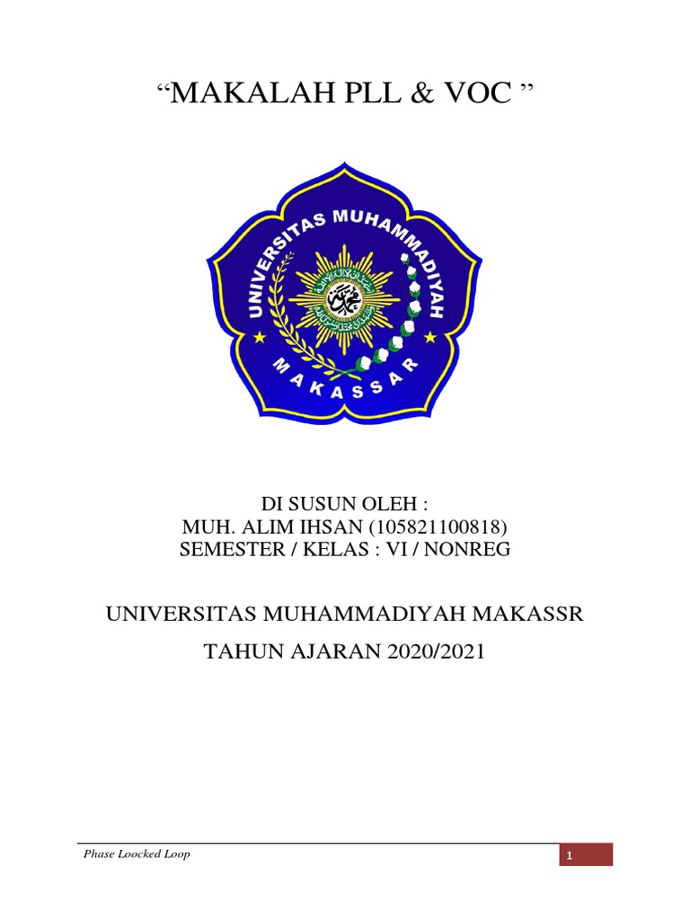 Makalah PLL & Voc | PDF