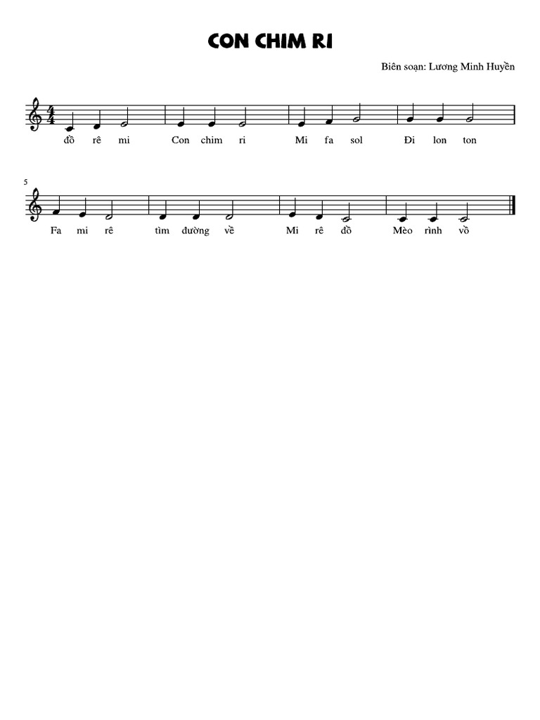 Bài 4 - Con Chim Ri | PDF