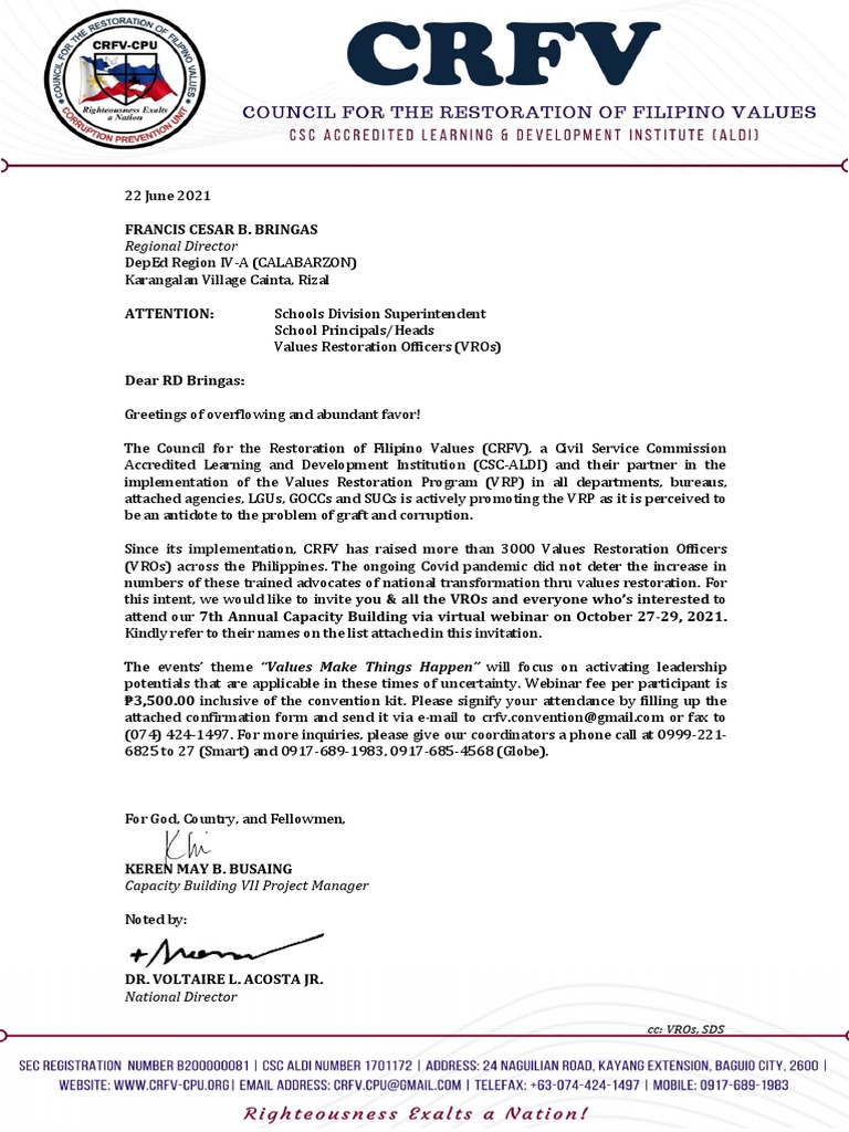 Francis Cesar B. Bringas: Regional Director | PDF | Business