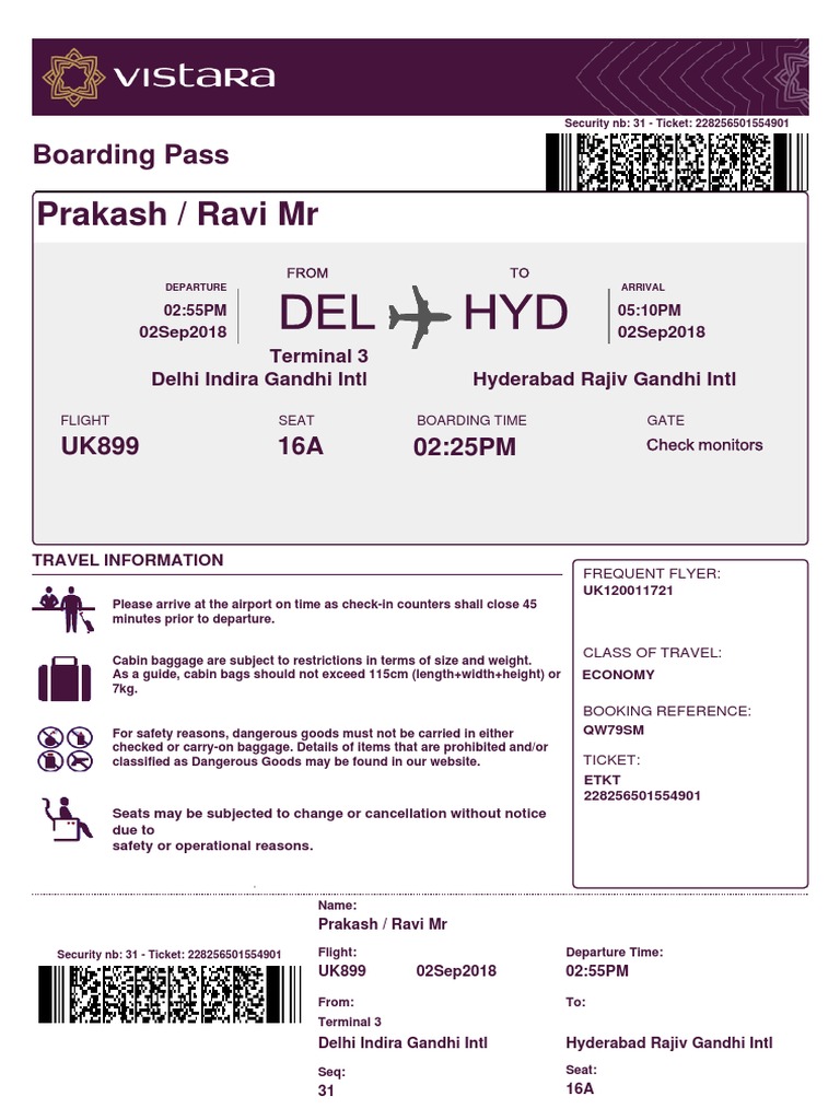 Boarding Pass | PDF | Baggage | Aviation