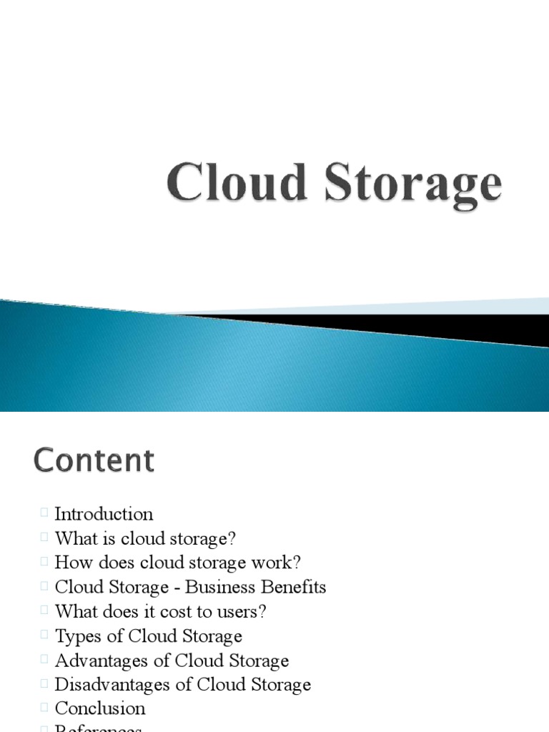 Cloud Storage | PDF | Cloud Computing | Computer Data Storage