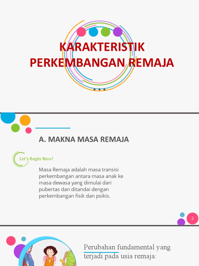 Karakteristik Perkembangan Remaja | PDF
