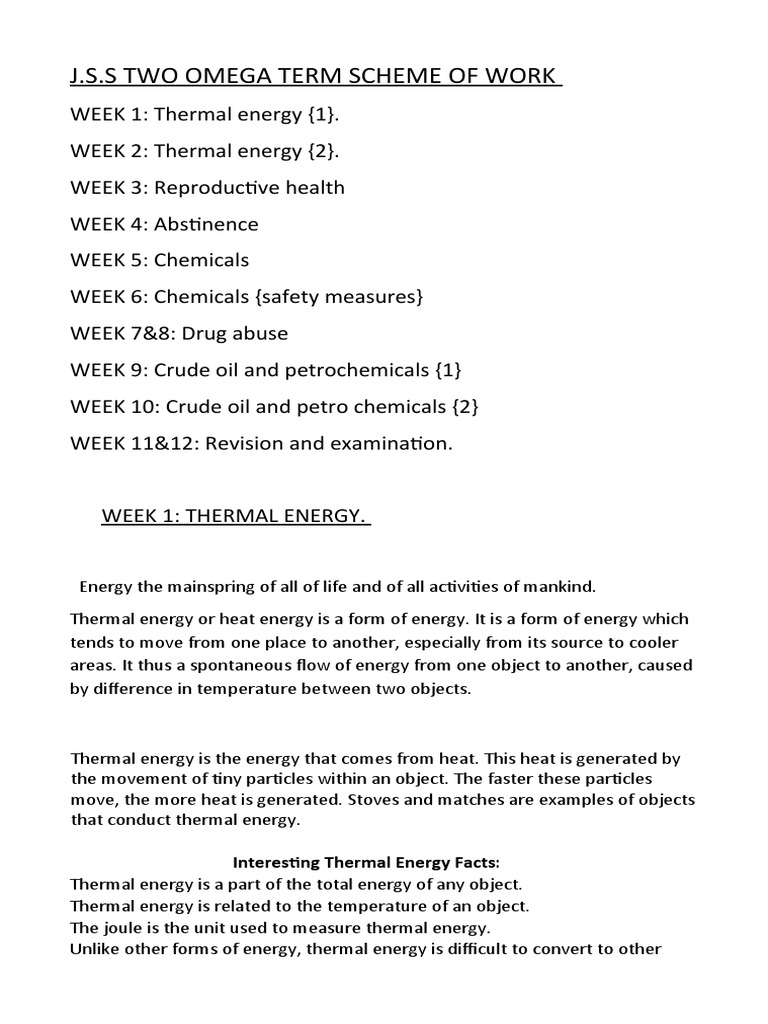 Basic Science JSS 2 3RD | PDF | Oil Refinery | Petroleum