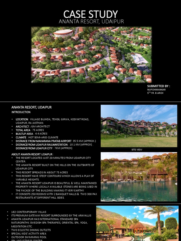 Case Study: Ananta Resort, Udaipur | PDF | Houses | Home