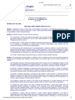RA 3019: Anti-Graft Law Overview | PDF