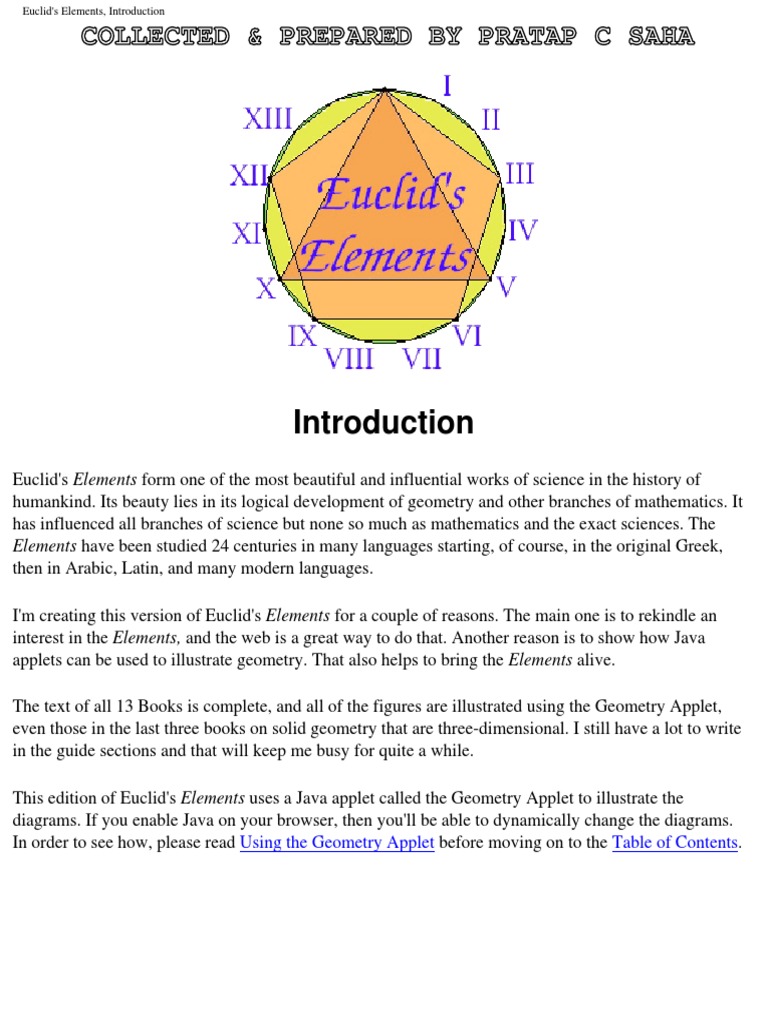 Euclid's Elements - 300BC Volume 1-9 | PDF | Triangle | Rectangle