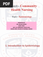 Epidemiology Lecture Notes | PDF | Infection | Sensitivity And Specificity