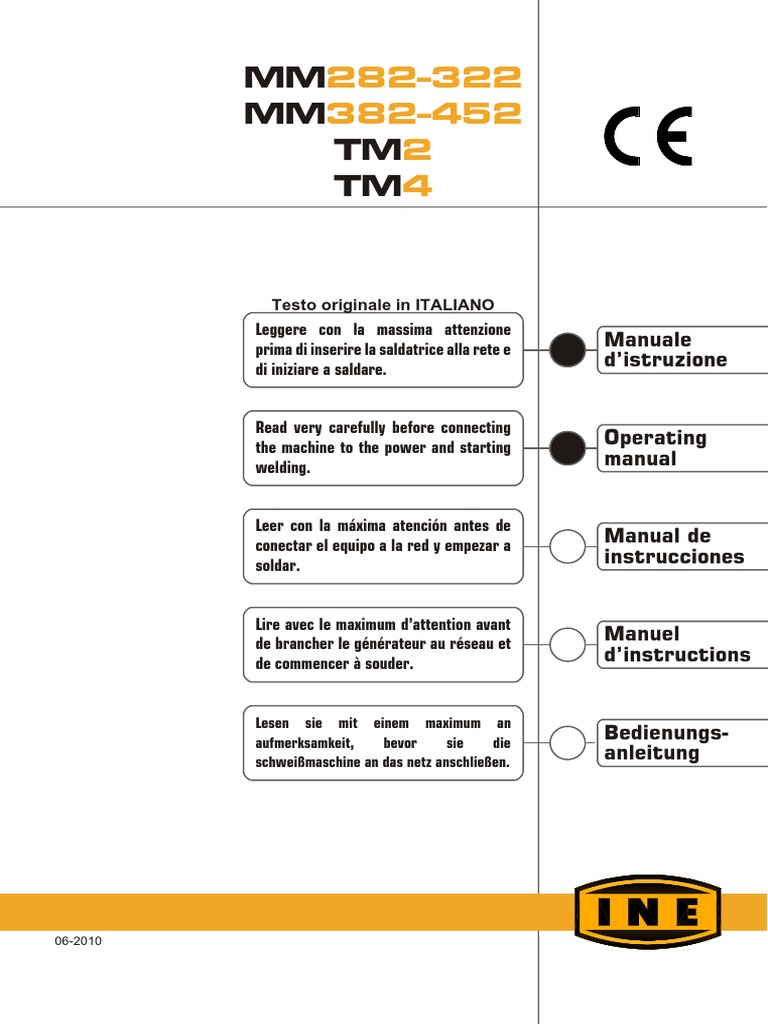 Saldatrice Manuale MM + TM2-4 | PDF
