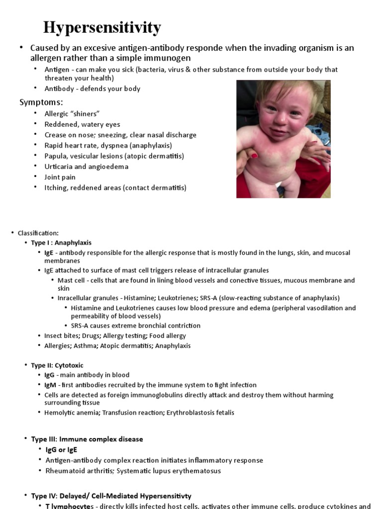Hypersensitivity Anaphylactic Shock | PDF | Allergy | Allergen