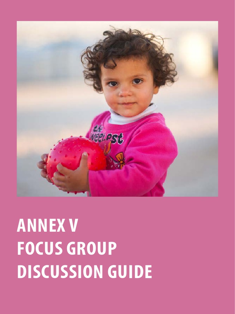 UNICEF Child Cash Grant Focus Group Guide | PDF | Focus Group | Basic Needs