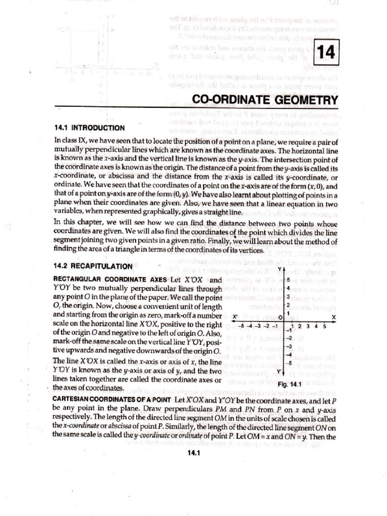 Coordinate Geometry Concepts and Exercises | PDF | Cartesian Coordinate ...