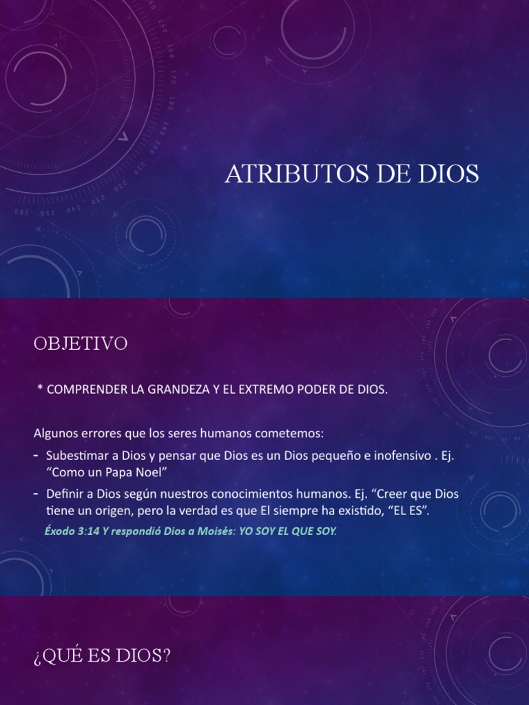 Atributos de Dios - Omnipotencia + Omnipresencia | PDF | Dios | Concepciones de dios