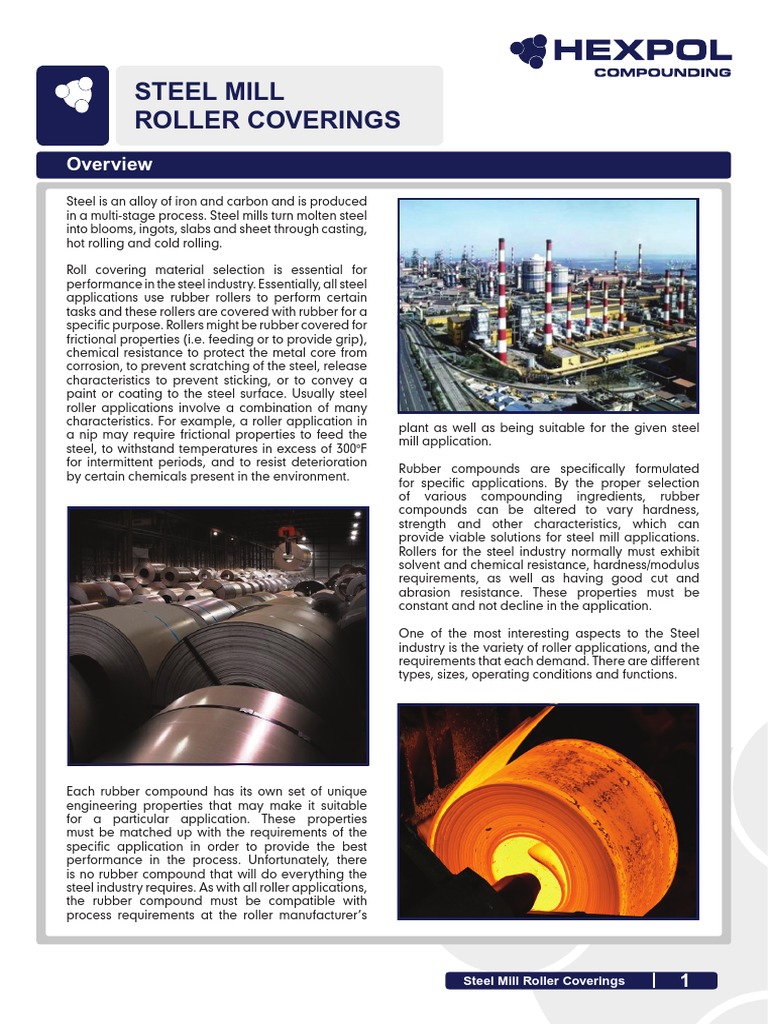 File Hexpol Compounding Steel Mill RC | PDF | Natural Rubber | Rolling ...