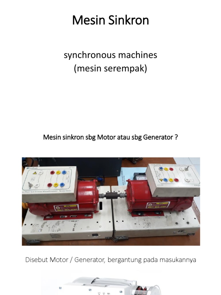 Mesin Sinkron | PDF | Sains & Matematika | Teknologi & Rekayasa