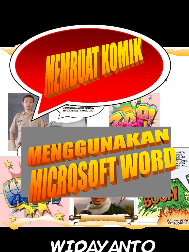 Membuat Comic Sederhana Dengan Menggunakan Microsoft Word | PDF